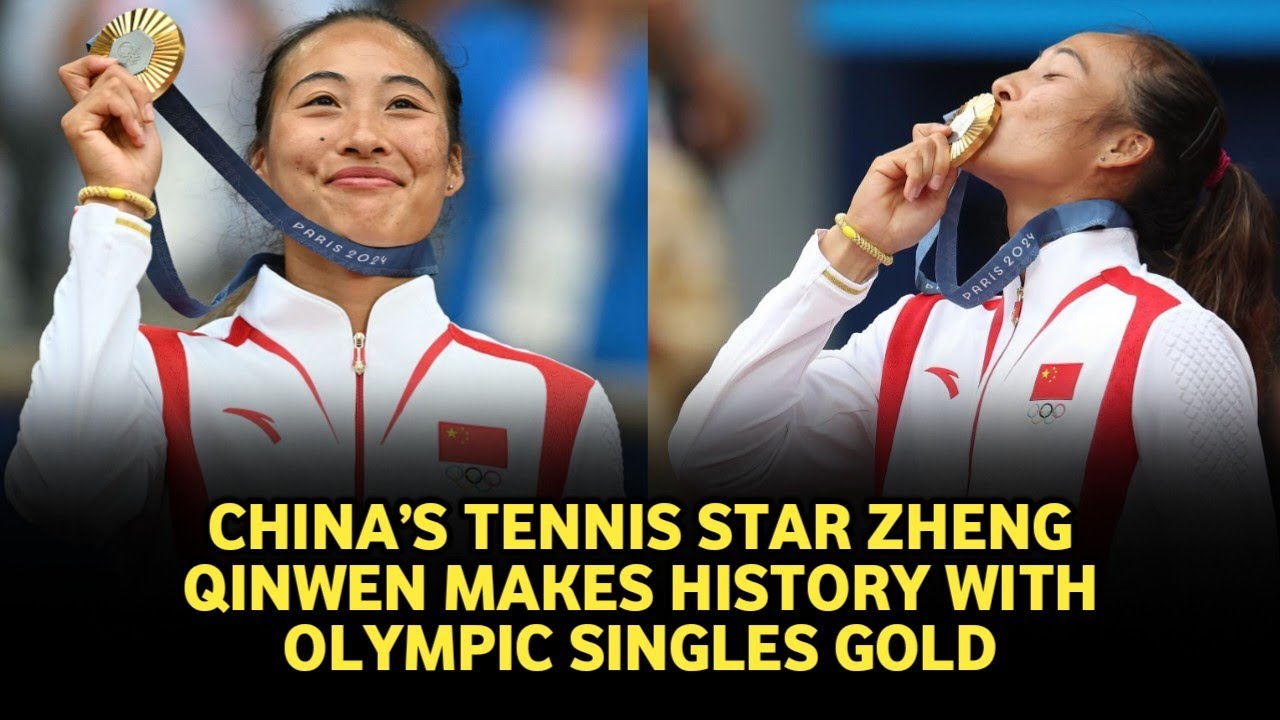 Paris 2024 Olympics: Chinese tennis star Zheng Qinwen makes history ...