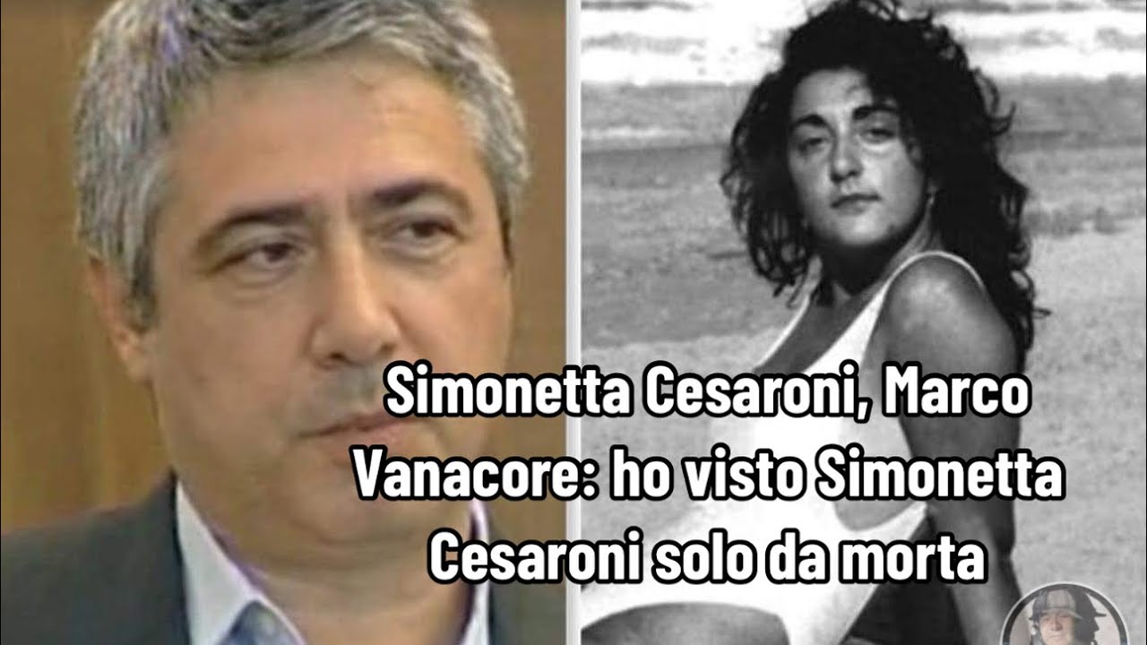 Simonetta Cesaroni, Marco Vanacore: l’ho vista solo da morta - YouTube