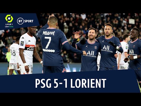 PSG v Lorient (5-1) | Messi, Neymar and Mbappe ALL score! | Ligue 1 Highlights