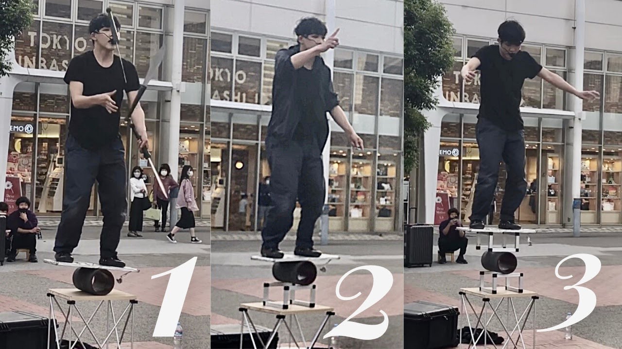JAPAN CIRCUS TRICKS - YouTube
