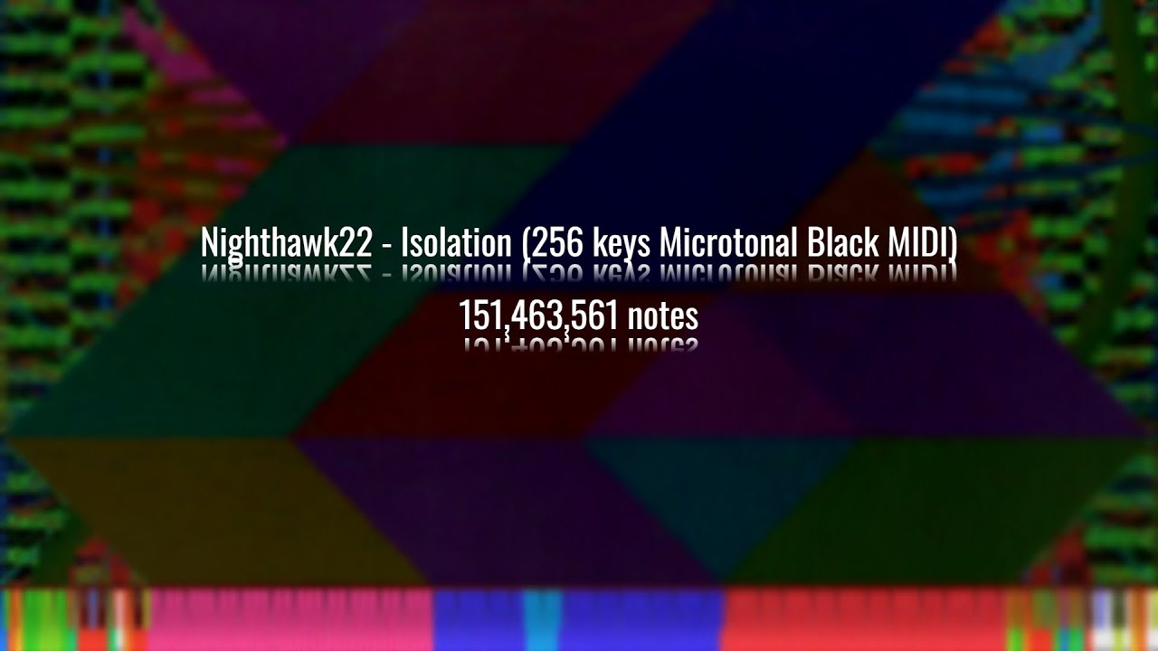 Nighthawk22 - Isolation (256 keys version) Microtonal - YouTube