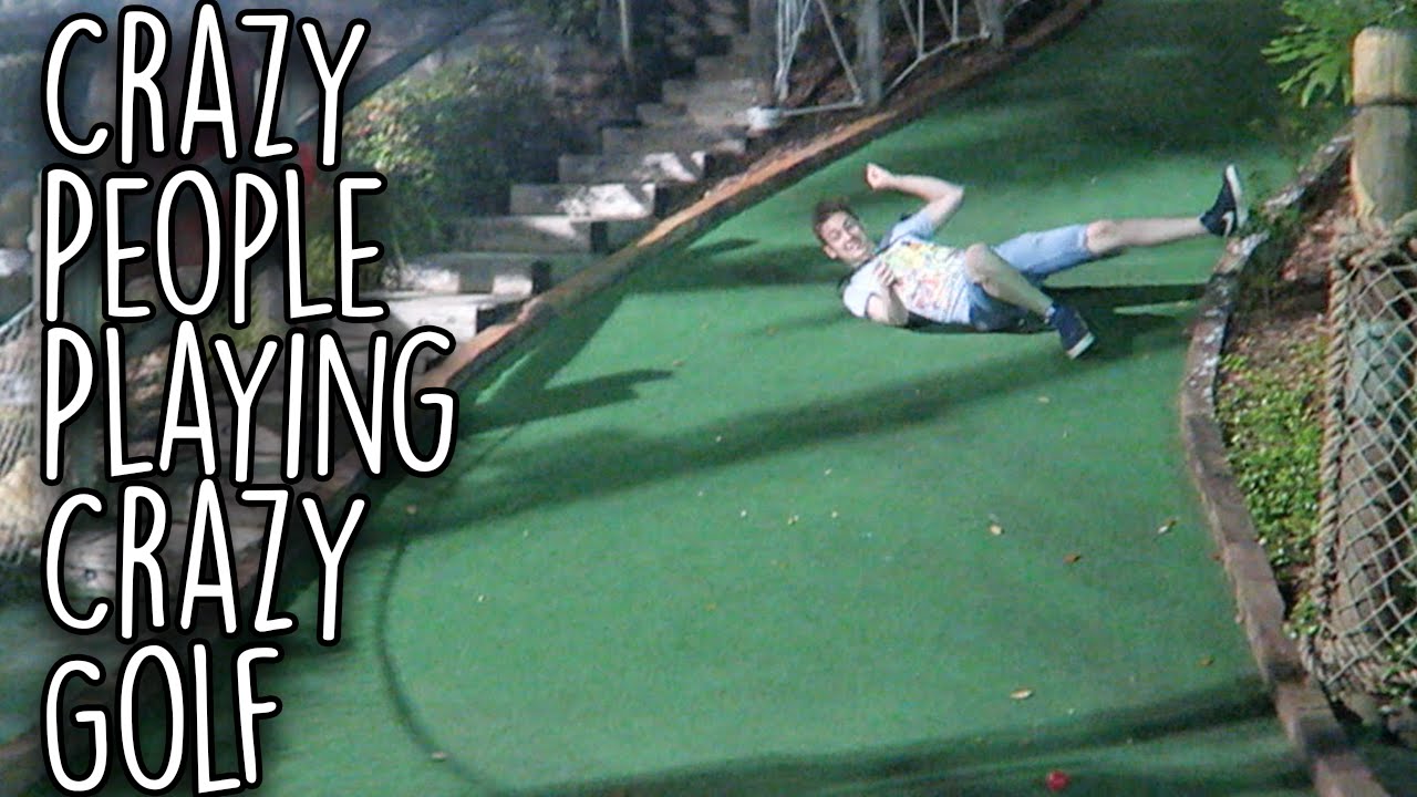 Crazy People Playing Crazy Golf! | ZoneAwesome - YouTube