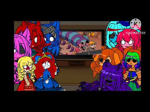 Gacha harem player x harem react to poppy playtime fera animations #feraanimations6589