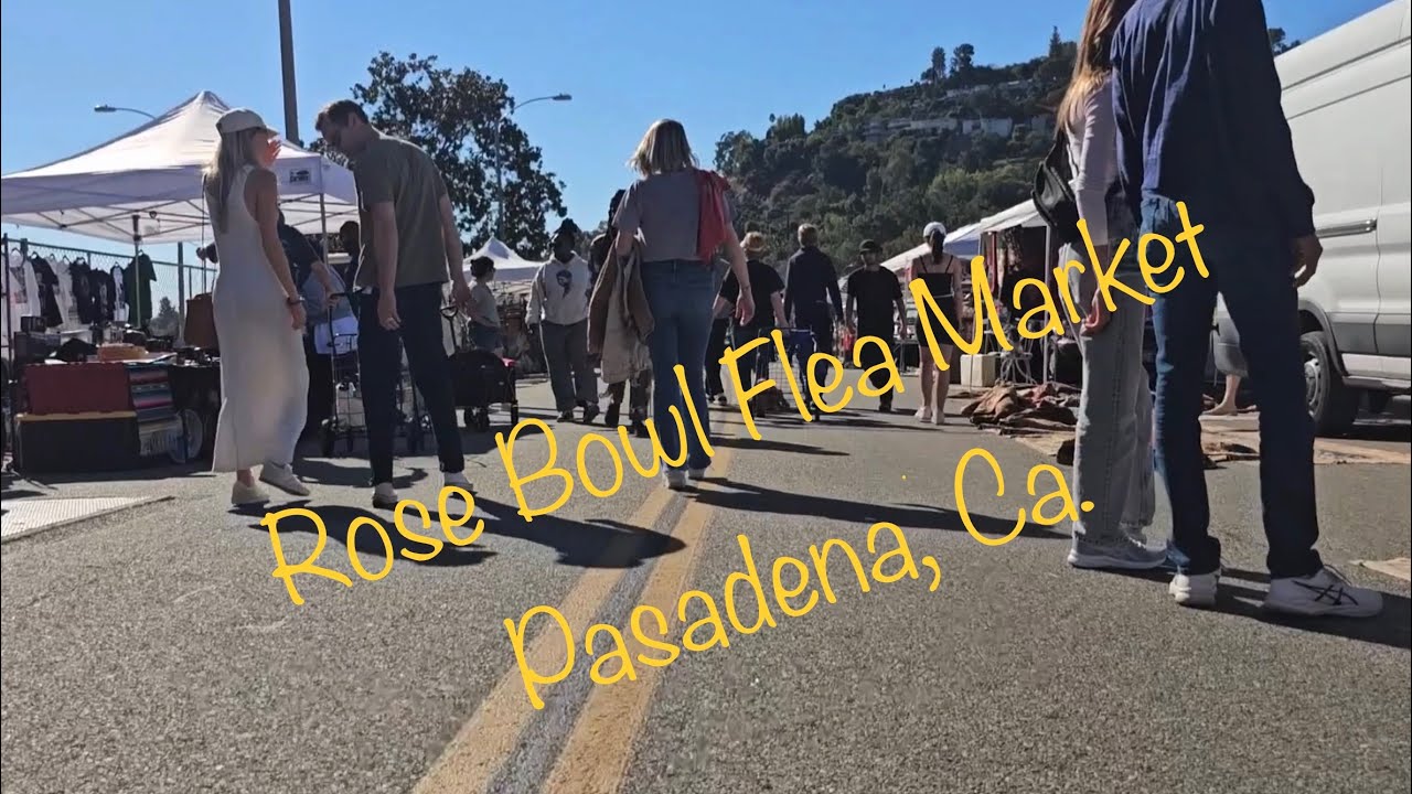 Rose Bowl Flea Market Walking Tour - YouTube