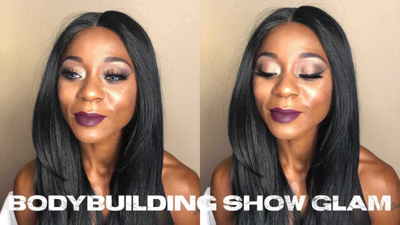 Bodybuilding Makeup Glam - YouTube