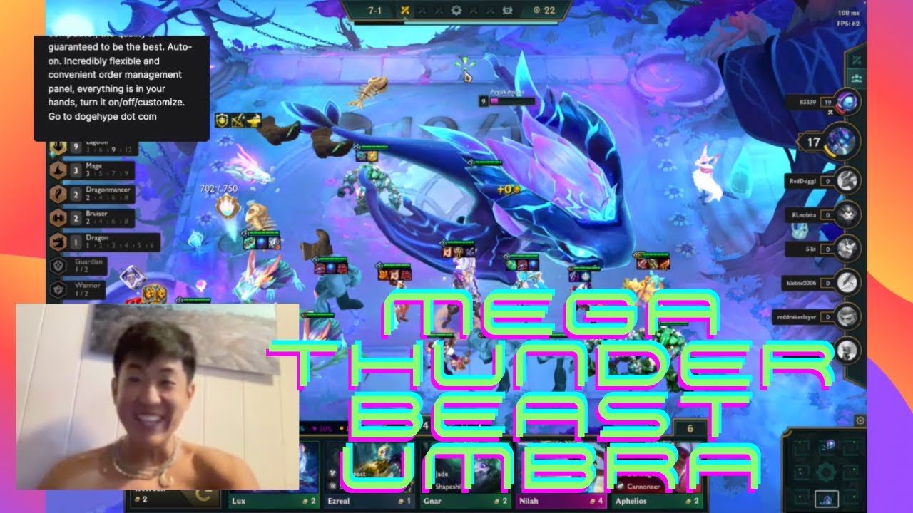 THUNDERBEAST UMBRA FEASTS ON FOUNTAIN OF UPGRADES IN TFT!!! - YouTube