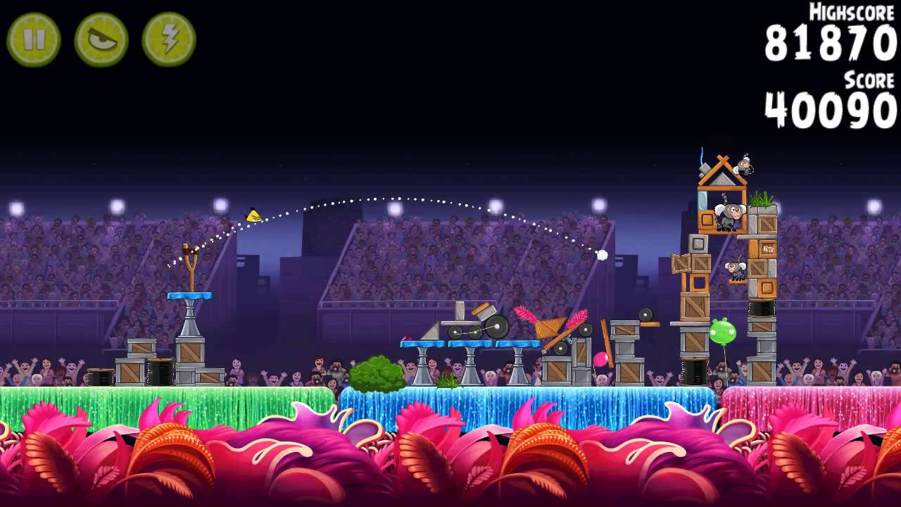 Angry Birds Rio, Carnival Upheaval, Golden Balloon, 83190 - YouTube
