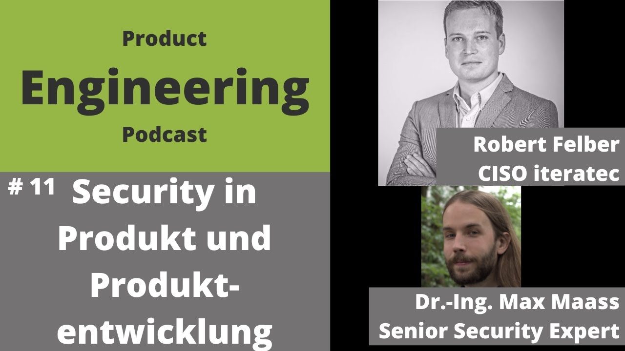Security in Produkt und Entwicklung | Robert Felber, CISO & Dr.-Ing ...