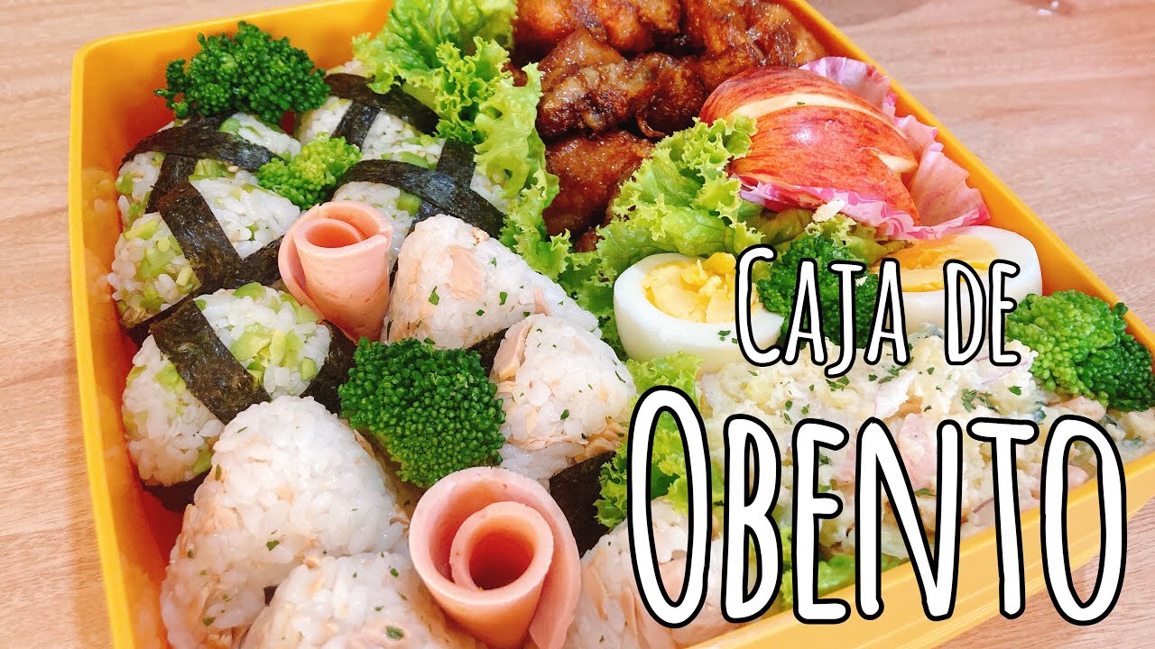 #38 receta fácil de comida japonesa -caja de OBENTO | lunch box - YouTube