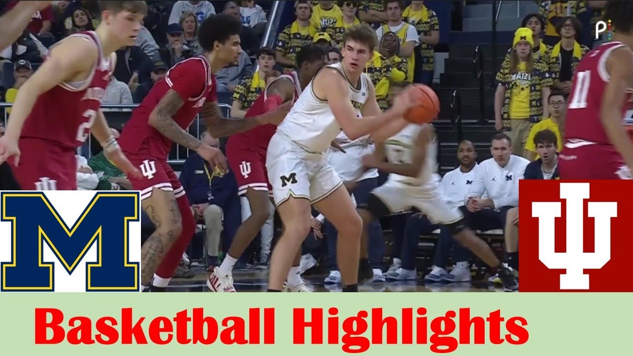 Indiana vs Michigan Basketball Game Highlights 12 5 2023 - YouTube