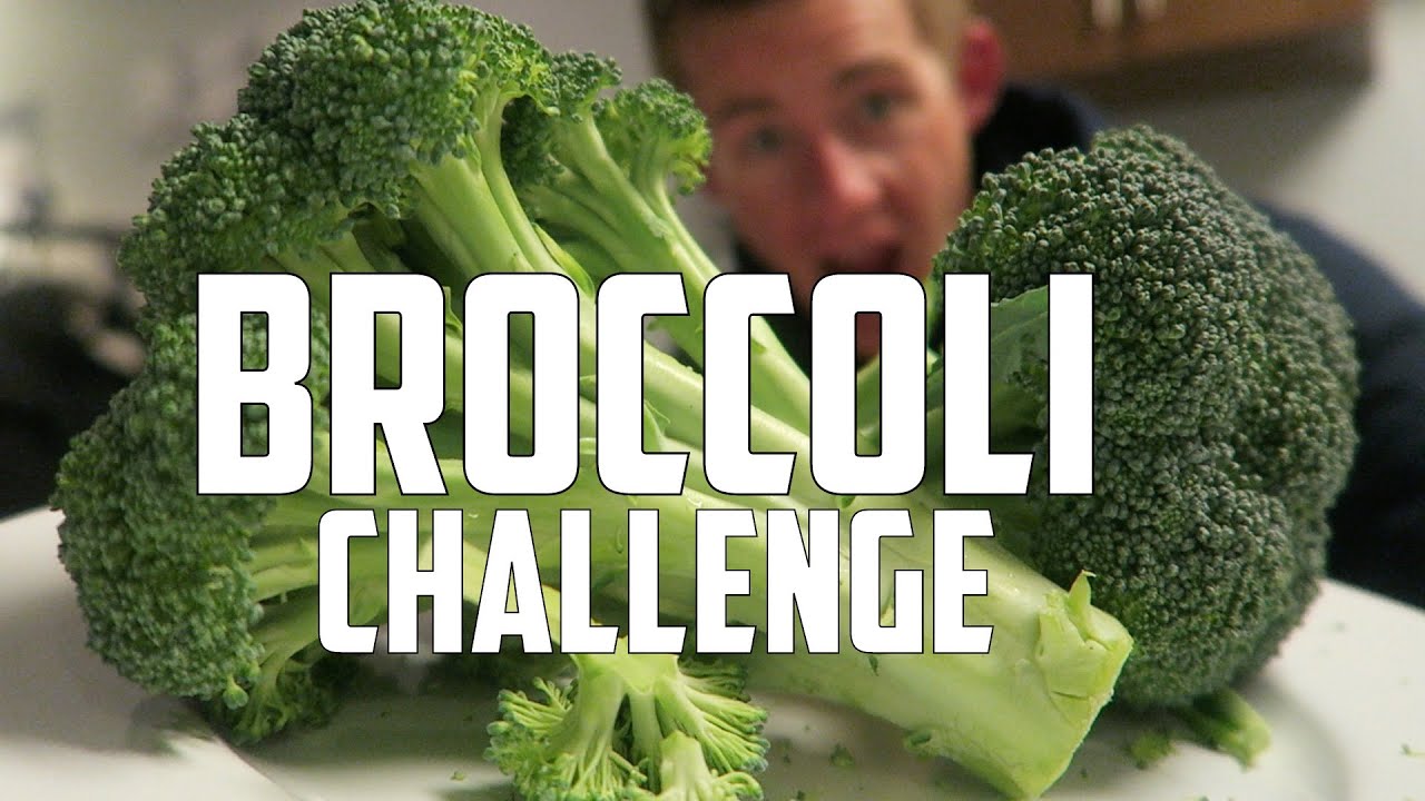 100% RAW BROCCOLI CHALLENGE | Brian Turner Challenge - YouTube
