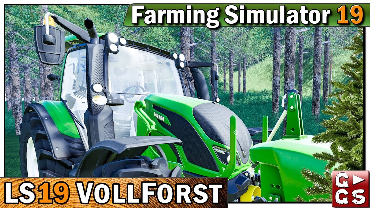 NEU! FORST im Gebirge, Baum FÄLLT! #1 LS19 VOLLFORST - YouTube
