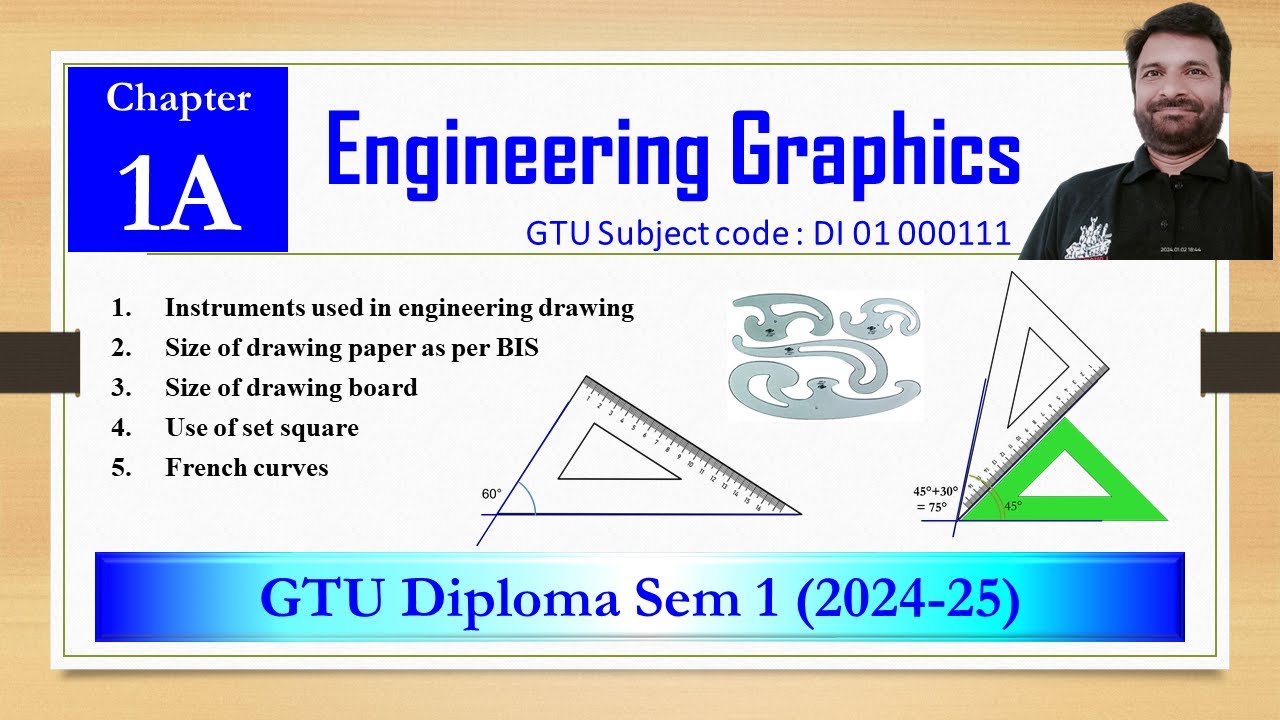 Engineering Graphics | Diploma | Ch 1A Drawing Instruments - YouTube