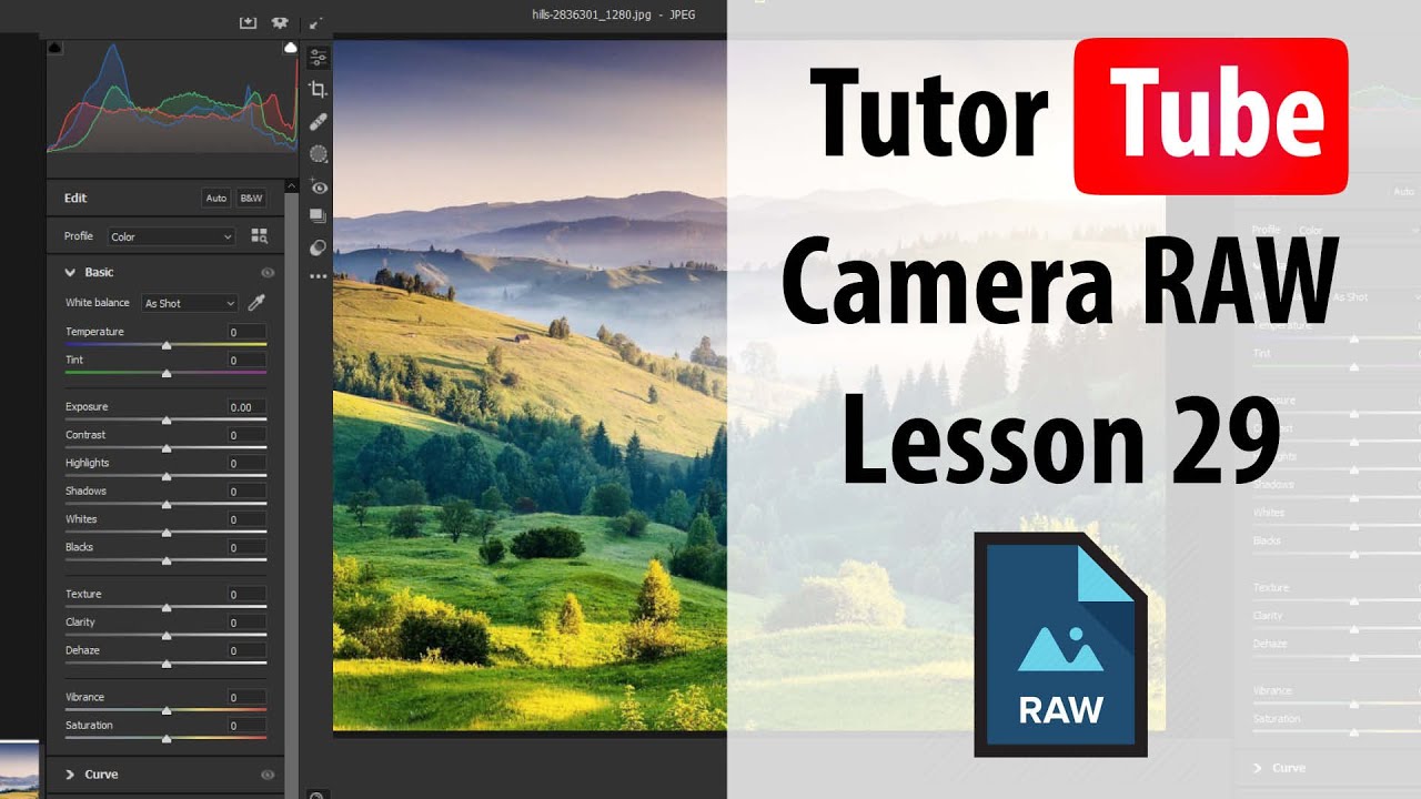 Adobe Camera RAW - Lesson 29 - Linear Gradient Mask - YouTube