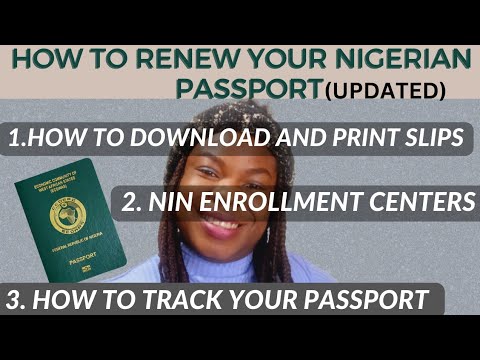 How to Download your Slips/Track your Passport// NIN /How to renew your ...