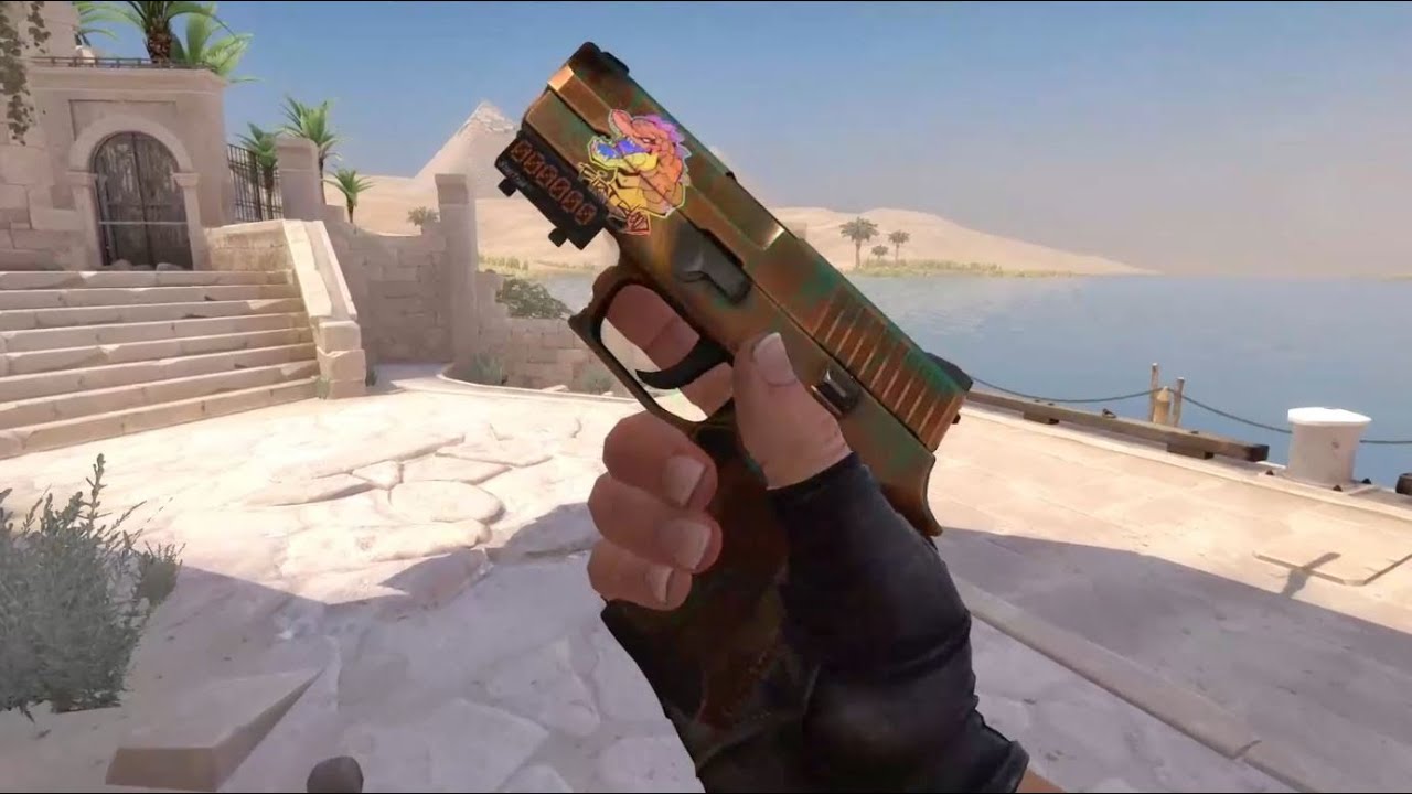 P250 Verdigris (Stattrak) Holo Sticker Craft In-game Demo - YouTube