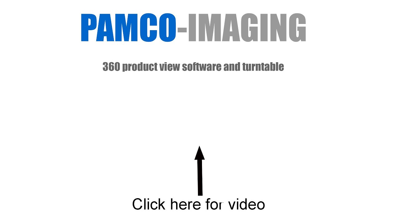 PAMCO IMAGING 360 product view software - YouTube