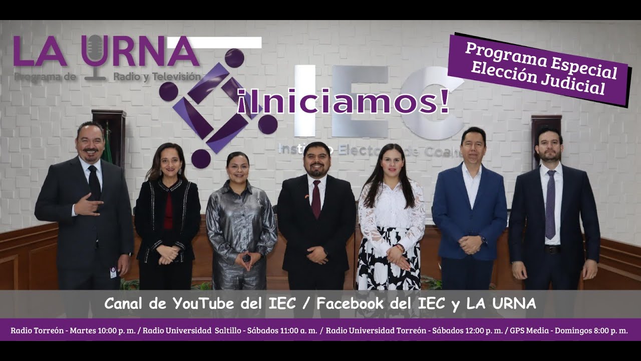 La Urna. Programa de Radio y Televisión del IEC. Junio 9 de 2025 - YouTube