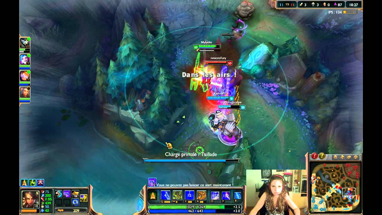 Game Nidalee mid - YouTube