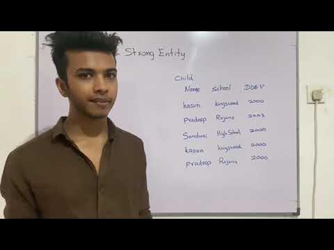A/L ICT DBMS , Strong Entity & Weak Entity , EER part 1 - YouTube