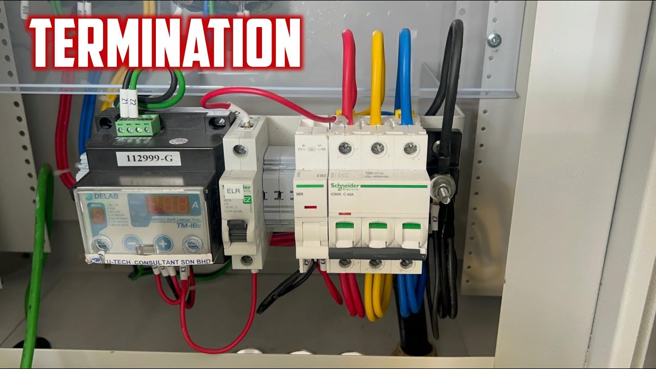 Termination of 10mm 4 core Cable with A2 Cable gland in DB #termination ...