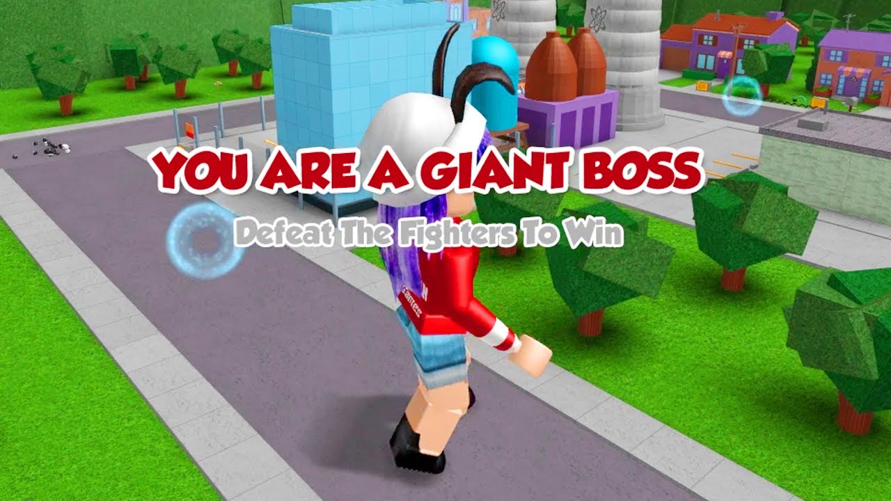 BATTLE AS A GIANT BOSS IN ROBLOX! | RADIOJH GAMES - YouTube