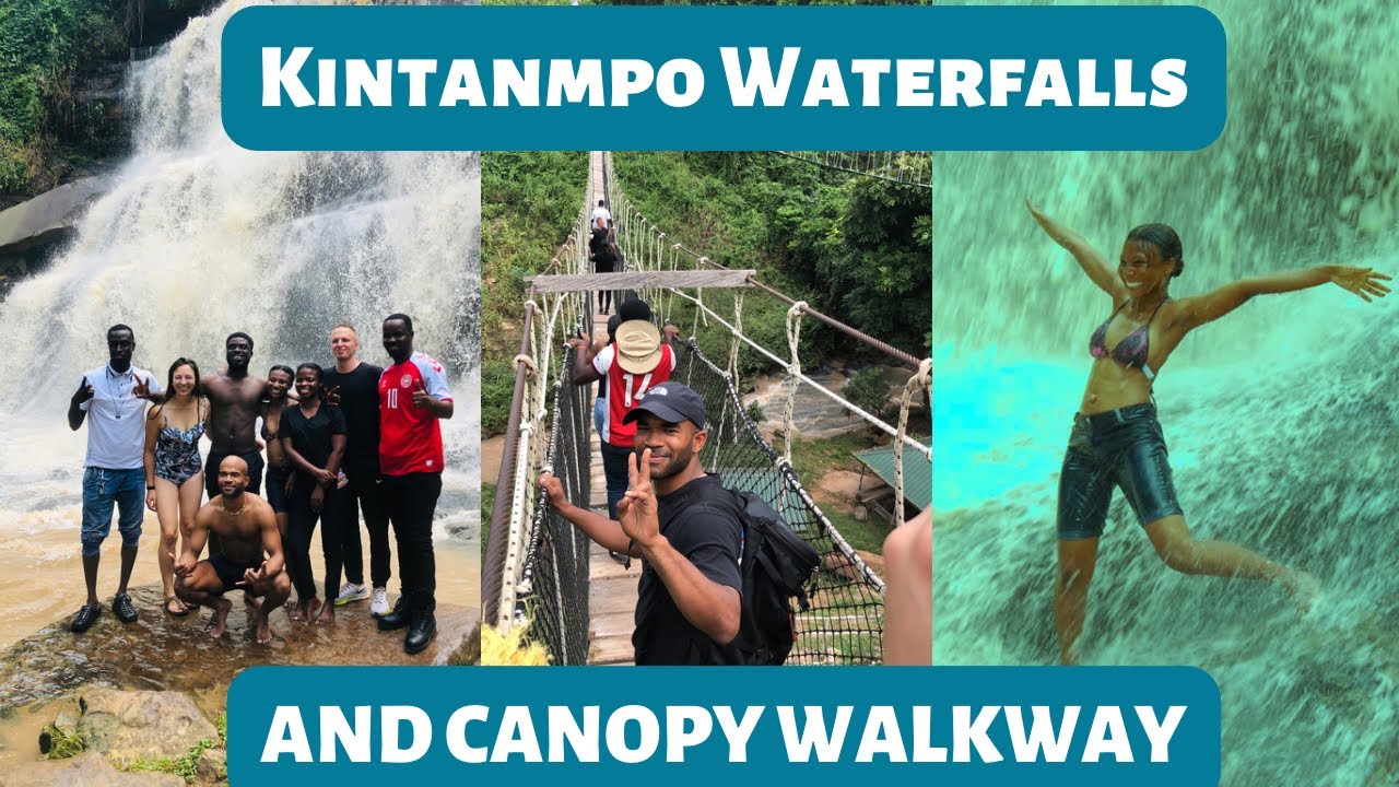 Ghana's Most Beautiful Waterfall and Canopy Walkway || Kintanmpo, Bono ...