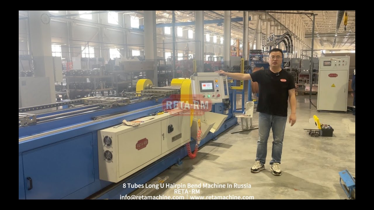 3 Tube Sizes Hairpin Bend Machine - YouTube