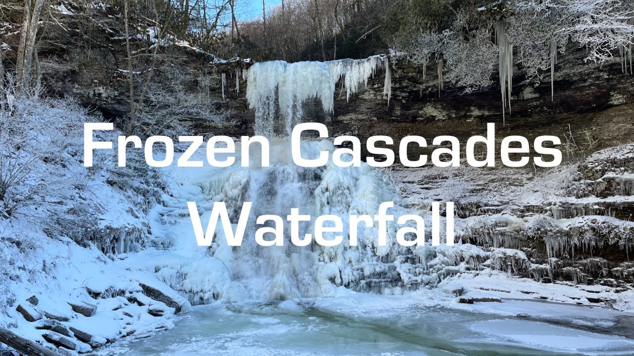 Frozen Cascades in January | Pembroke, VA - YouTube