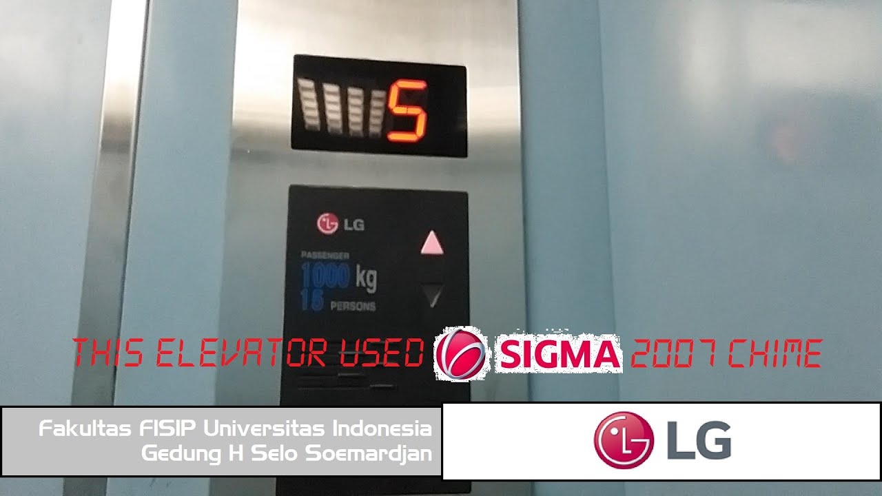 LG Elevator at Fakultas FISIP Universitas Indonesia Depok Gedung H Selo ...