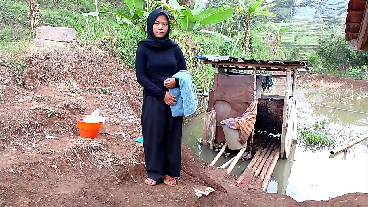 JUMPA NENG KIMAS GADIS DESA' YATIM ALAMI HIDUP SEDERHANA DI PELOSOK PEDESAAN - YouTube