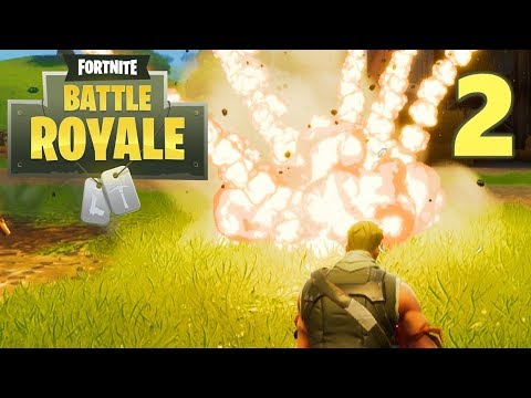 [2] Explosion Smokescreen Activate! (Let's Play FortNite Battle Royale ...