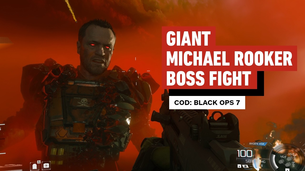 Giant Michael Rooker Boss Fight: COD Black Ops 7 - YouTube