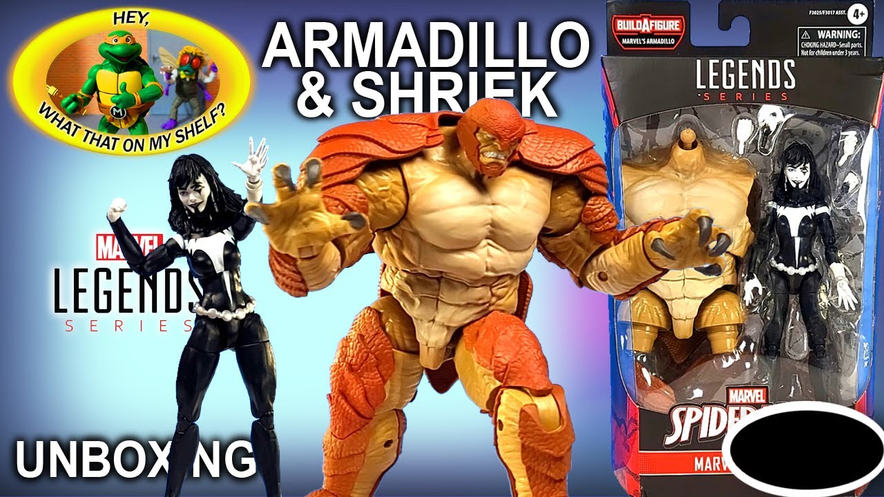 Unboxing Marvel Legends Armadillo & Shriek - March 21st 2023 - Hasbro ...