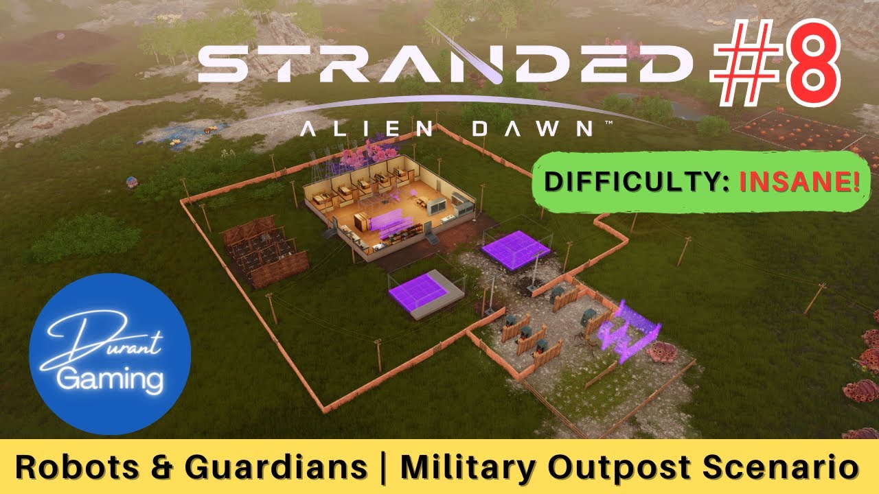 Stranded: Alien Dawn #8 | Building a Bigger Base! | Military Outpost ...