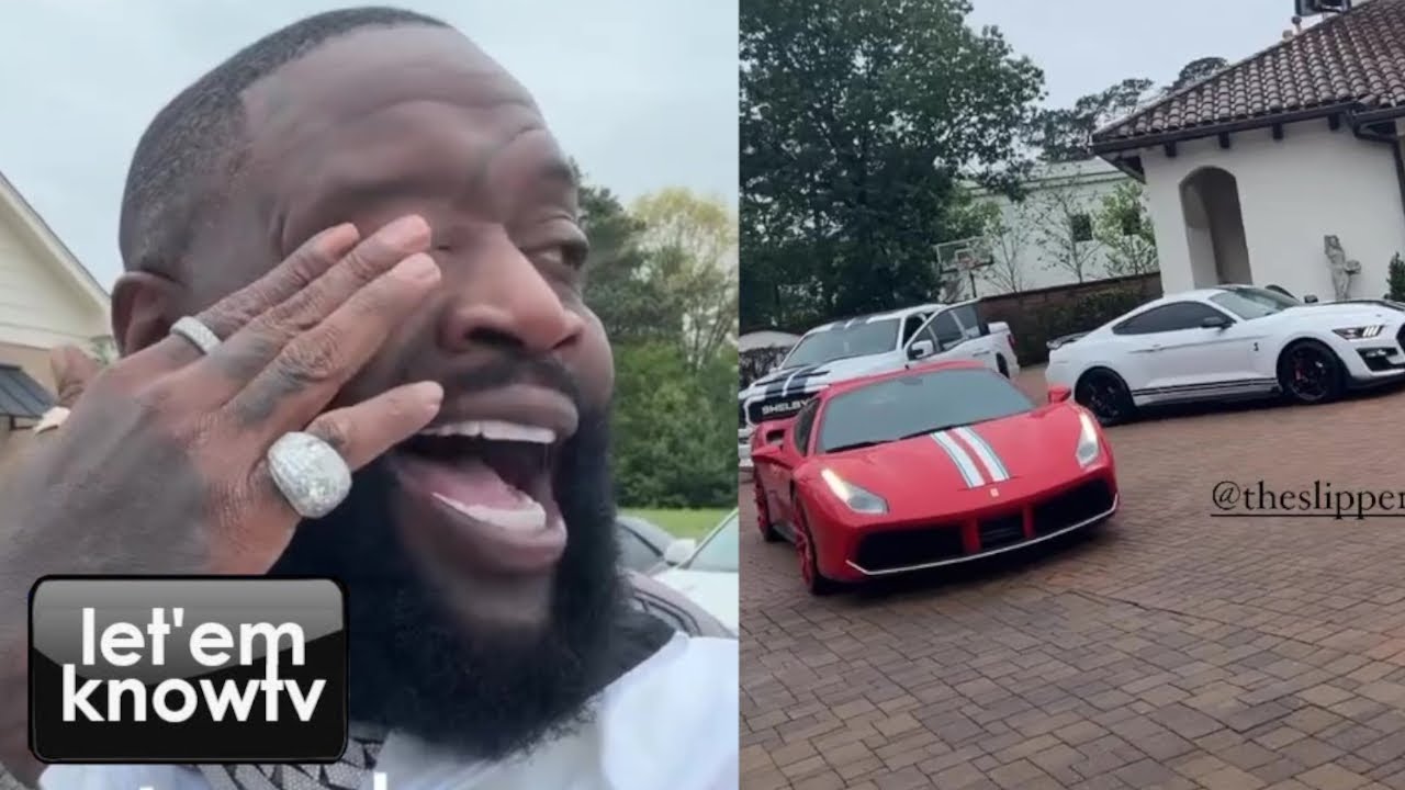 Rick Ross All Iced Out In Memphis Looking To Buy New Cars For His ...