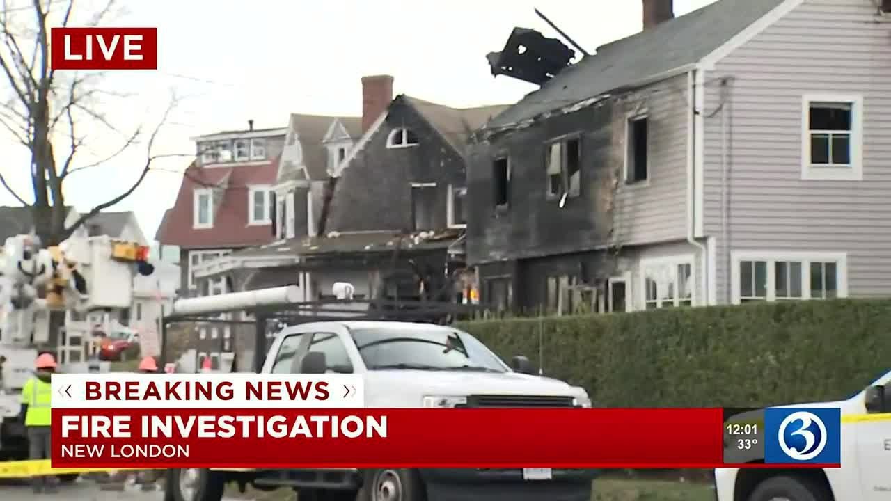 VIDEO: People told to evacuate homes in area of New London due to house ...