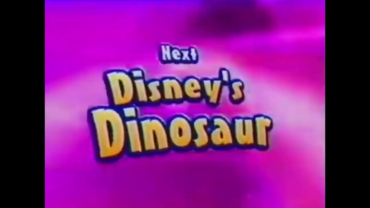 Toon Disney Next Bumpers (The Little Mermaid To DuckTales And Disney's Dinosaur BTBP) (2003 ...