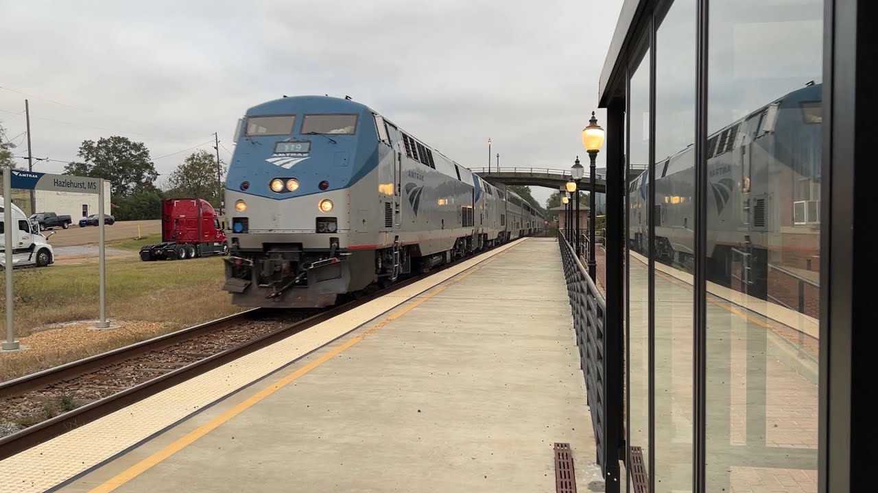 Amtrak P42DC #119 leads 58 11/12/22 - YouTube