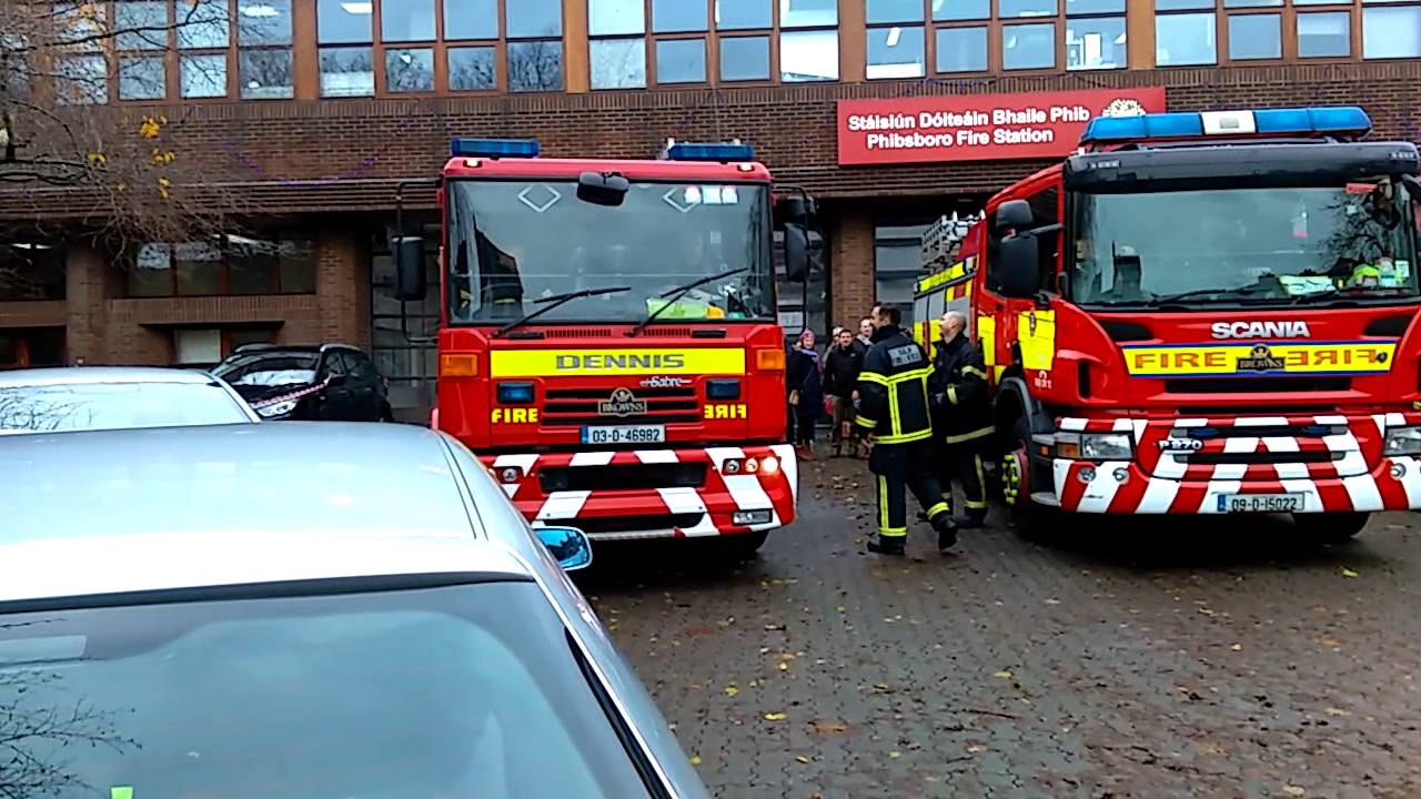 Dublin Fire Brigade - Responding to a call. - YouTube