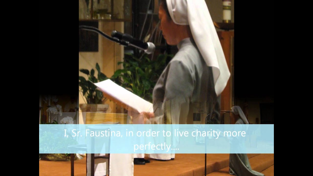 First and Silver Profession of Vows - YouTube