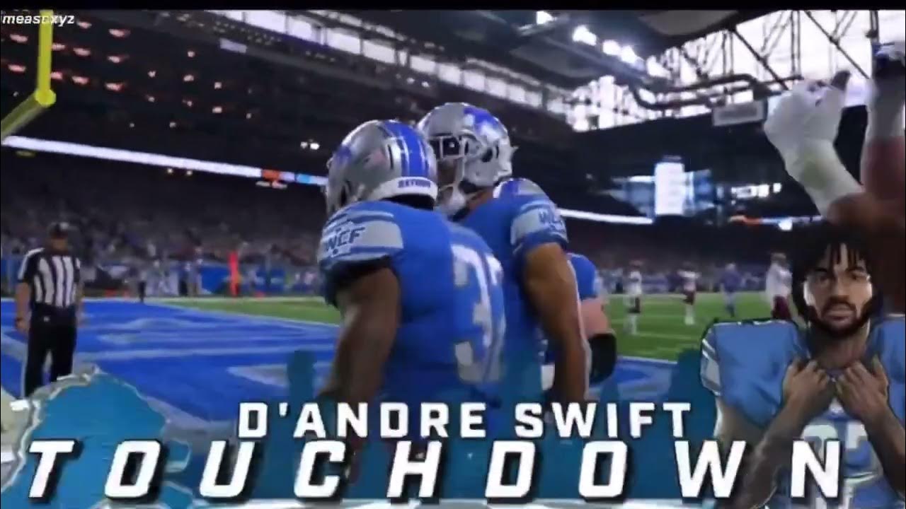 D’Andre Swift ELECTRIC 22 Yard Touchdown Catch | Commanders vs Lions - YouTube