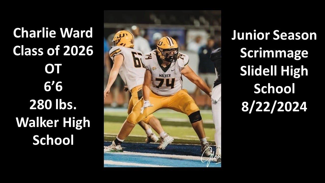 Charlie Ward Junior Year - Scrimmage - Slidell High School - YouTube