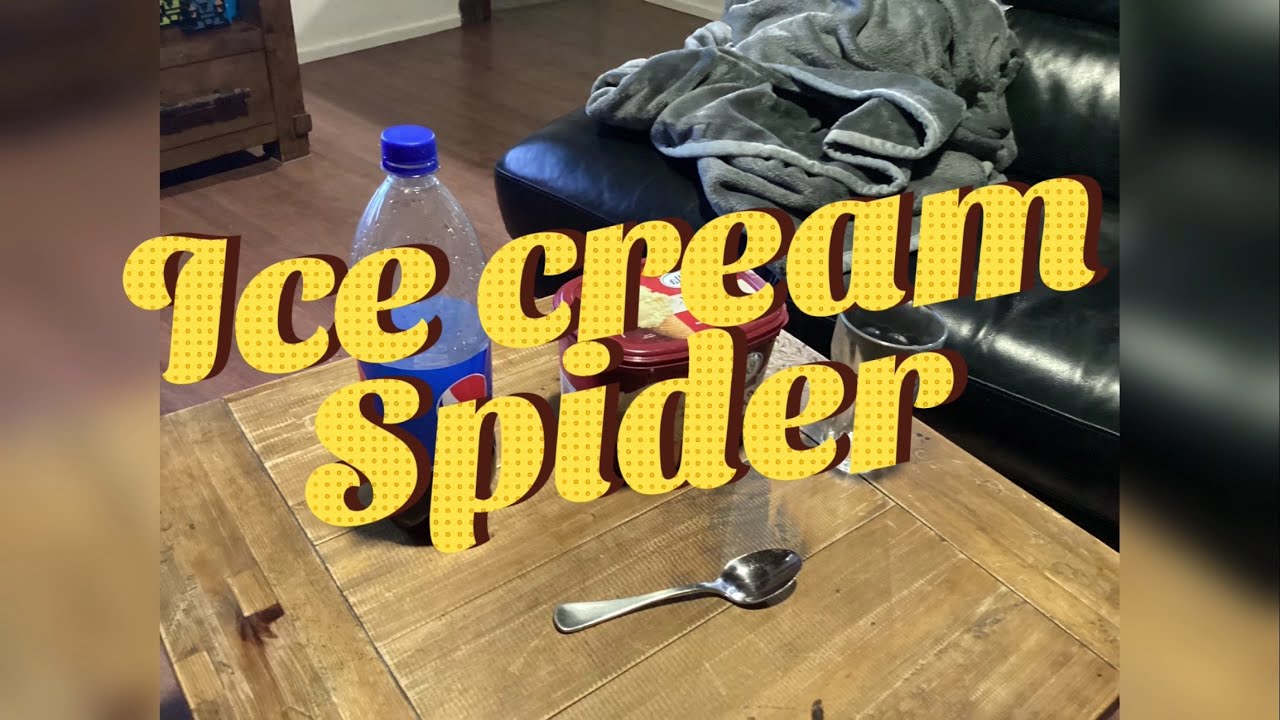 How to make a ice cream spider - YouTube