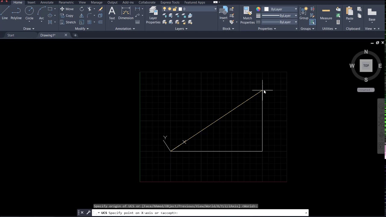 AutoCAD 2021 Tutorial: Line Command - YouTube