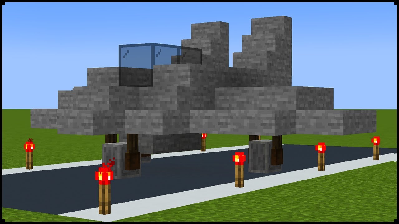 How to Build a Fighter Jet | Military Base in Minecraft - YouTube