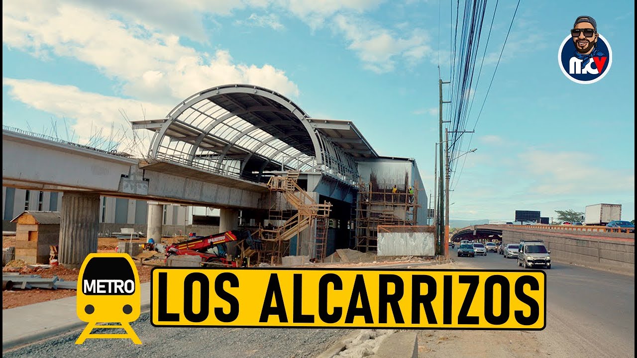 🚇 4K | ASI VA EL METRO DE LOS ALCARRIZOS | SANTO DOMINGO OESTE ...