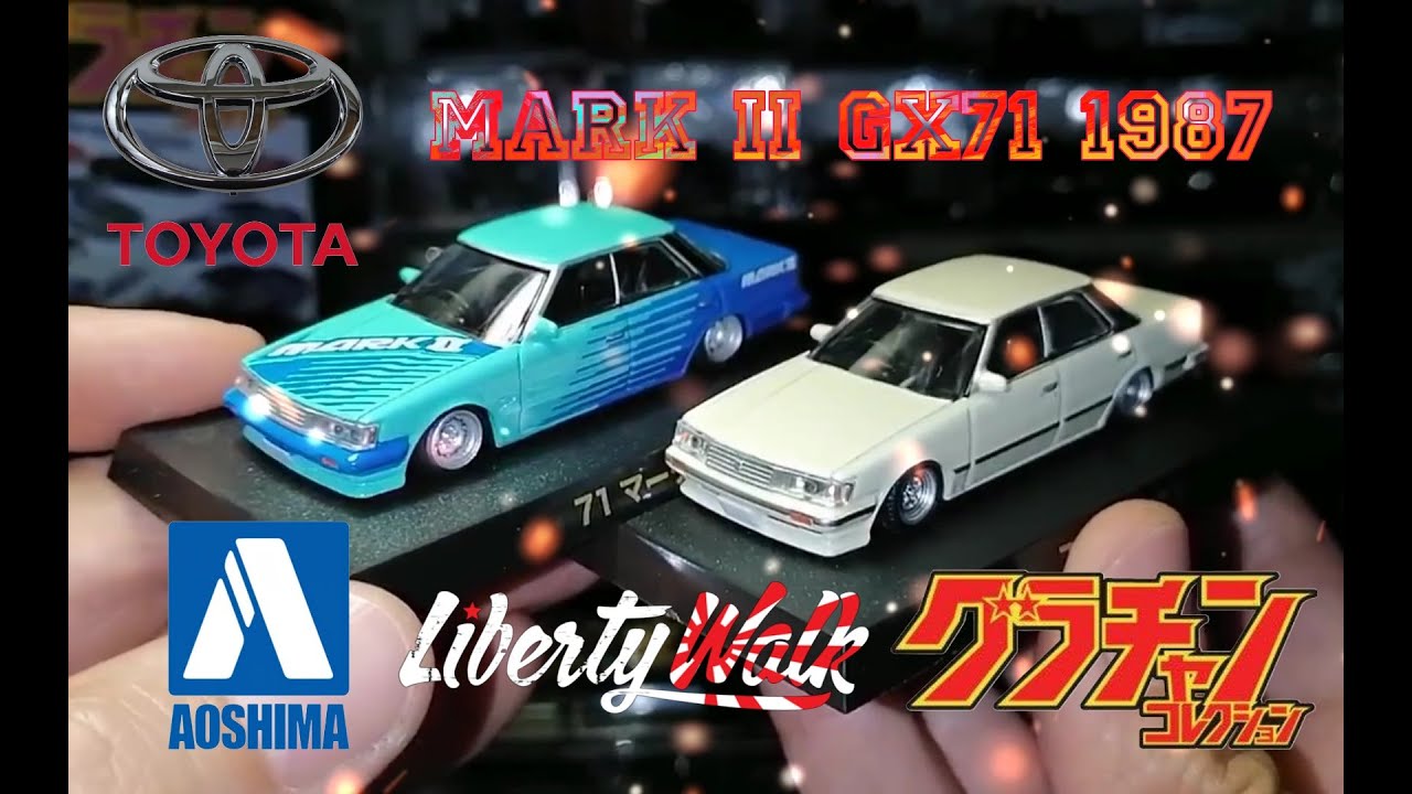 Aoshima Vol.12 Grachan Toyota Mark II GX71 1987 LB WORKS Liberty Walk ...