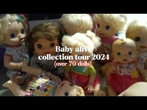 my baby alive collection tour 2024 !! - YouTube