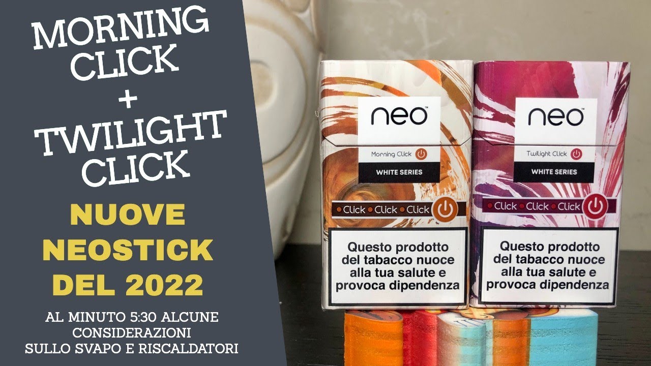 MORNING CLICK E TWILIGHT CLICK - LE NEO DEL 2022 PER GLO HYPER+ - WHITE ...